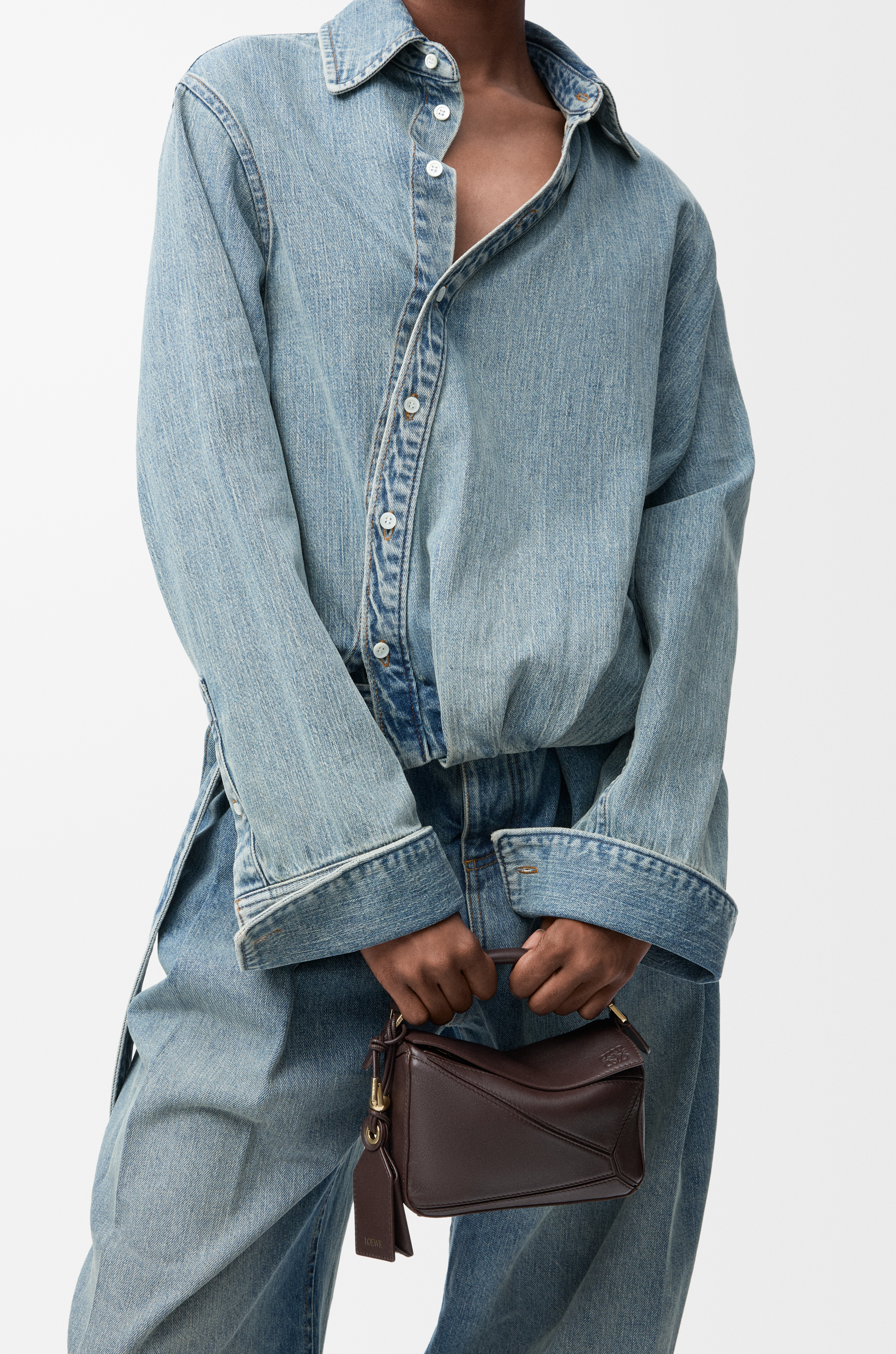 LOEWE Mini Featherlight Puzzle Bag